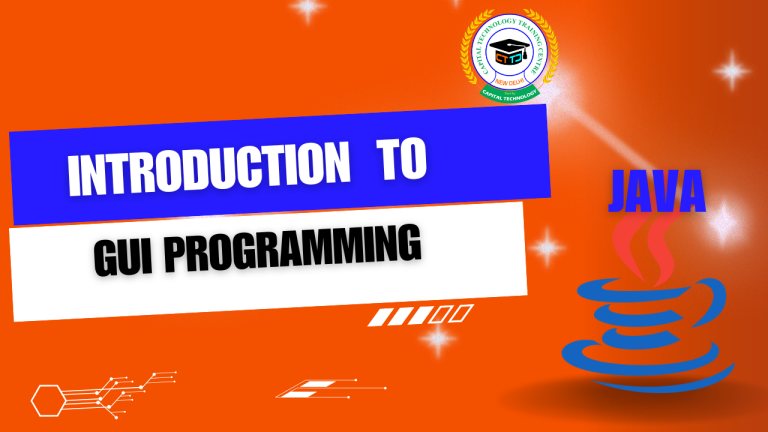 Introduction to GUI Programming - My Blog